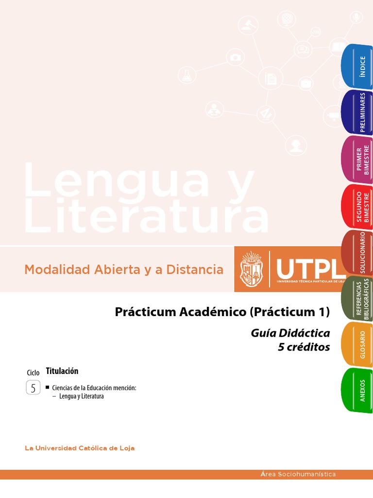 Practicum 1 Utpl Lengua y Literatura | PDF | Maestros | Plan de estudios