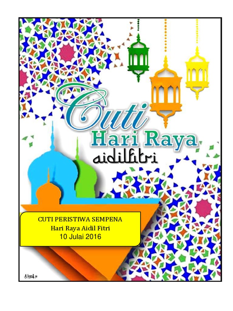 Cuti Peristiwa Sempena Hari Raya | PDF