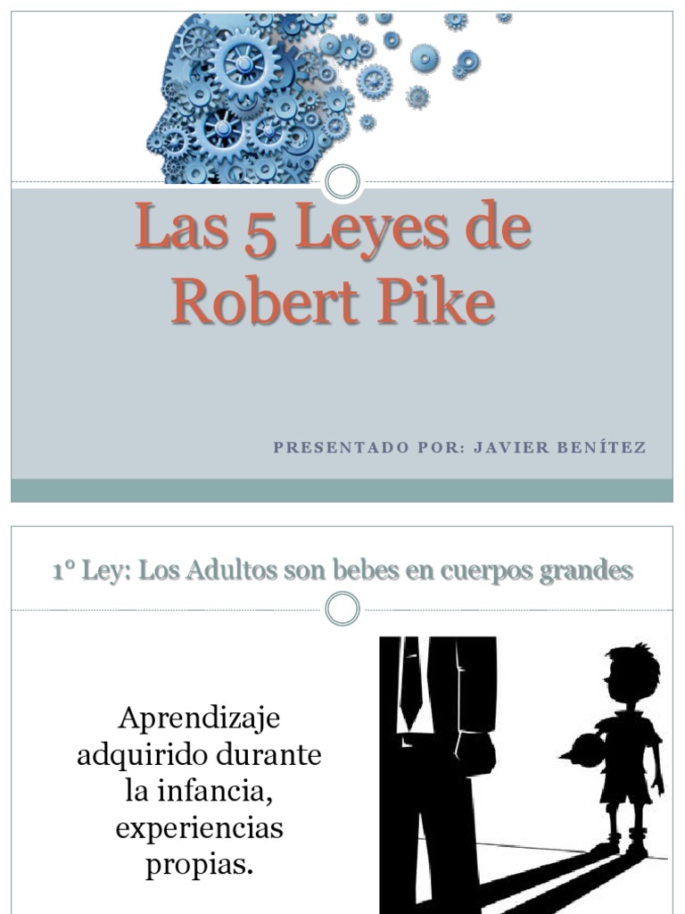 Las 5 Leyes de Robert Pike | PDF