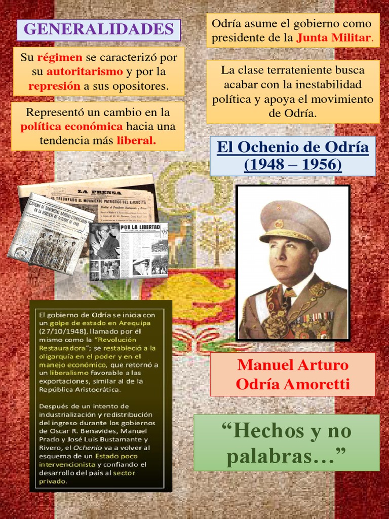 El Ochenio de Odría | PDF | Perú | América del Sur
