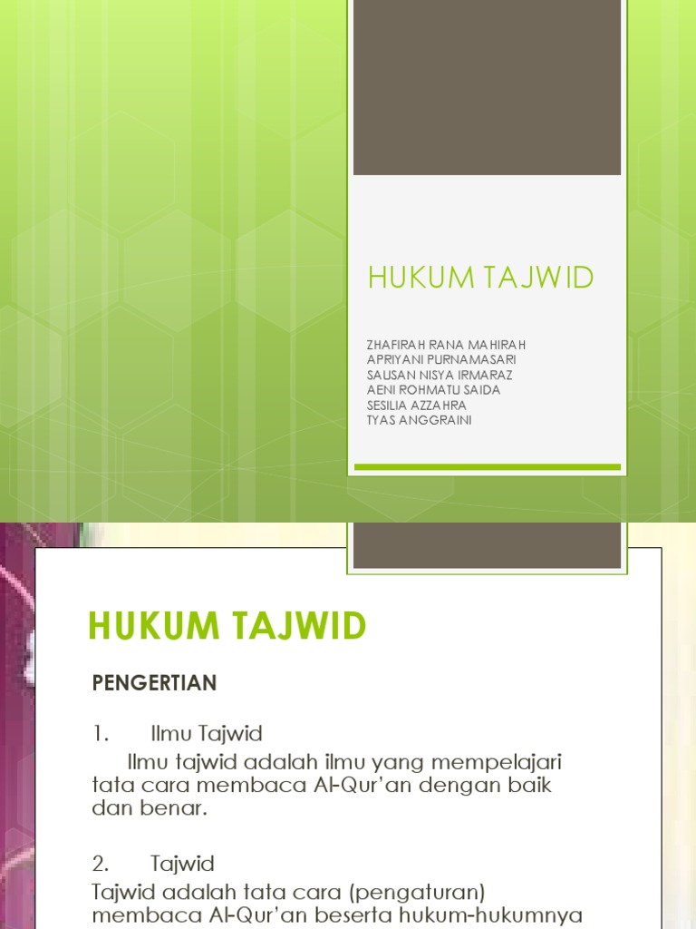 Tajwid | PDF