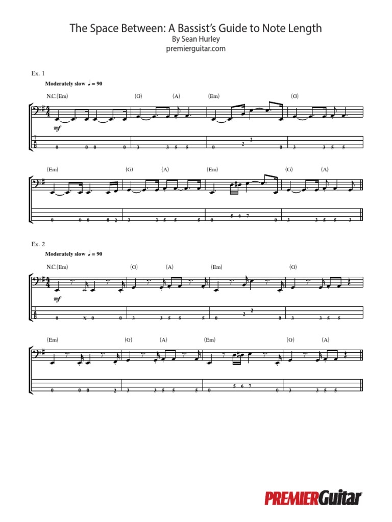 Sean Hurley Exercise - SpaceBetween-Mar17 PDF | PDF