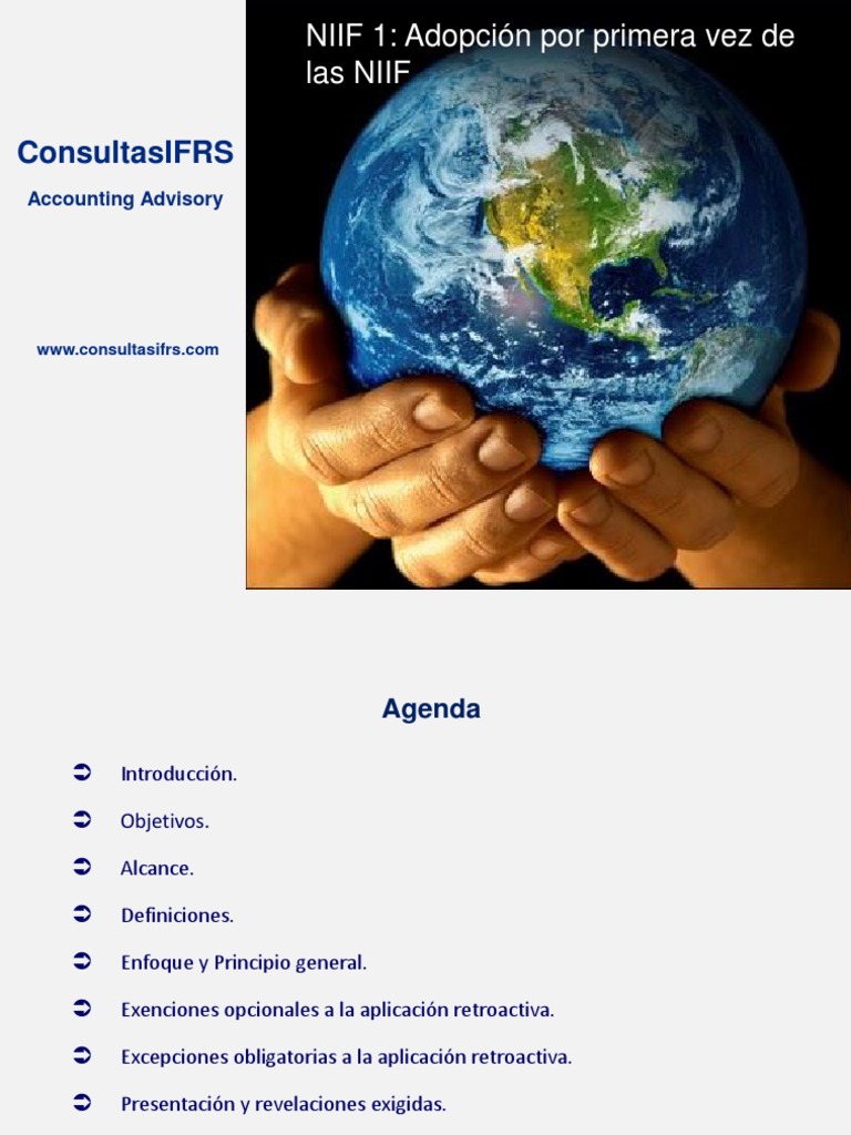 NIIF 1 Adopción Por Primera Vez | PDF | normas internacionales de ...