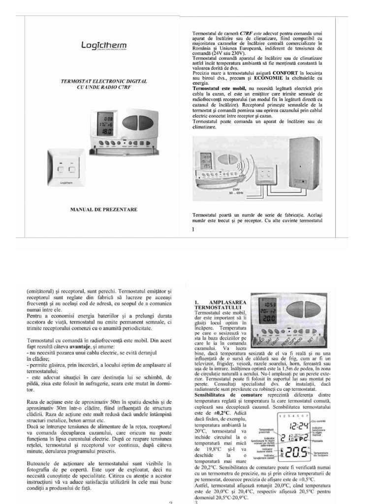 Manual - Termostat LOGICTHERM