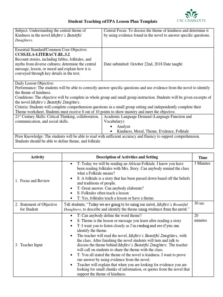 Mufaros Beautiful Daughters LP | PDF | Reading Comprehension | Folklore