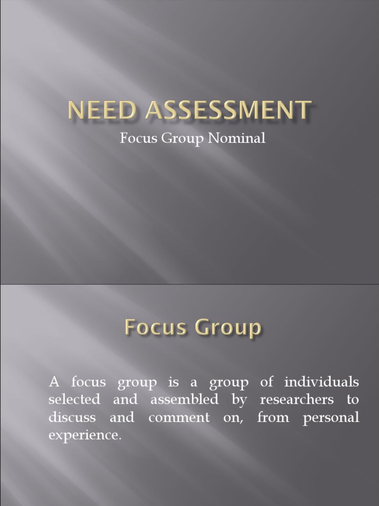 Nominal Group | PDF | Self-Improvement