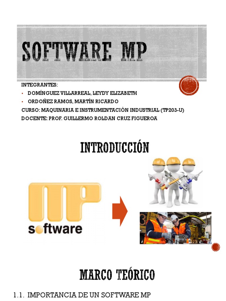 Diapositiva Software MP | PDF | Medición | Software