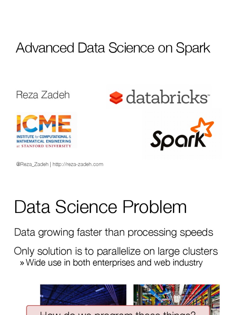 Advanced Data Science on Spark using MLlib | PDF | Apache Spark | Map Reduce