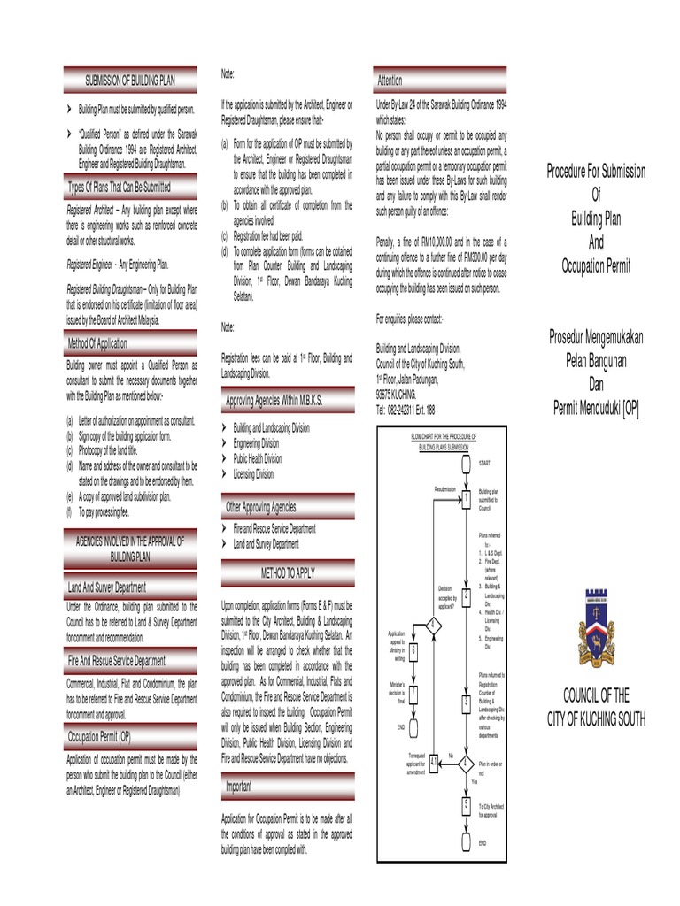 Procedure For Submission of Building Plan and Occupation Permit ...
