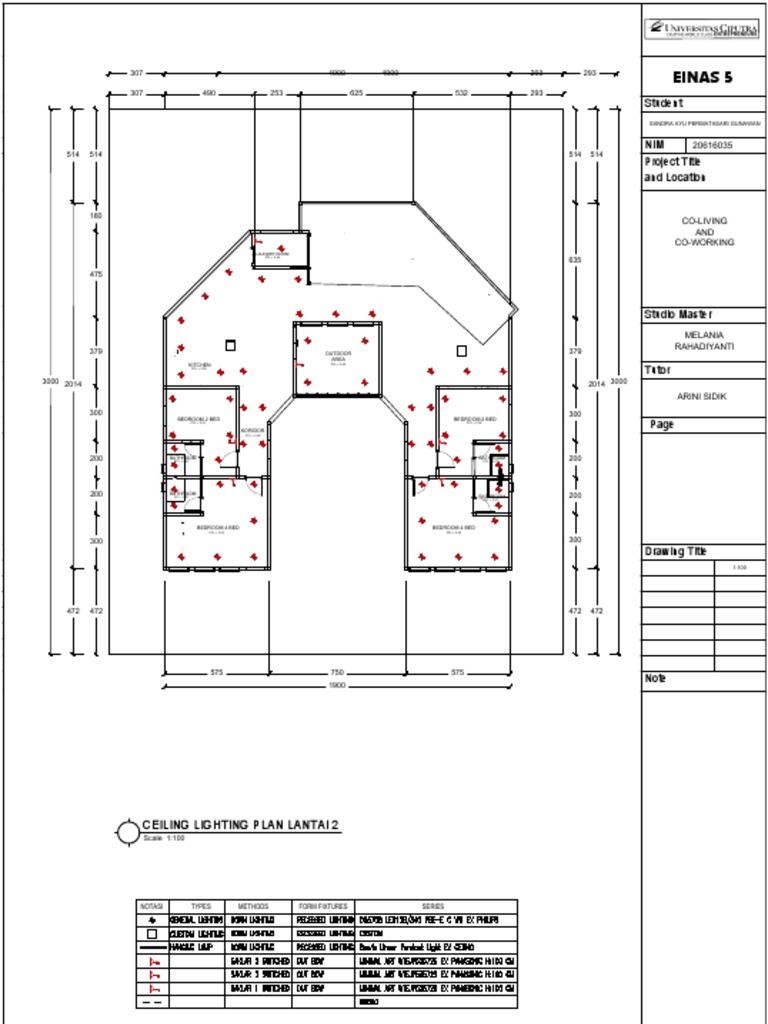 Ceiling Lighting Plan Lt.2 | PDF | Interior Design | Domestic Life