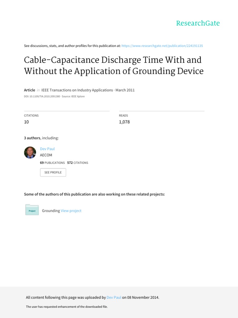 Cable Capacitance | PDF | Electric Power System | Electrical Connector