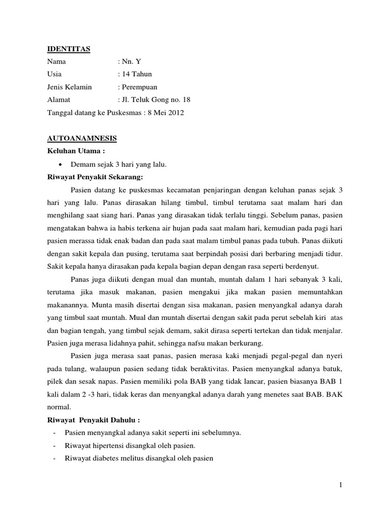 Contoh Mini Cex | PDF