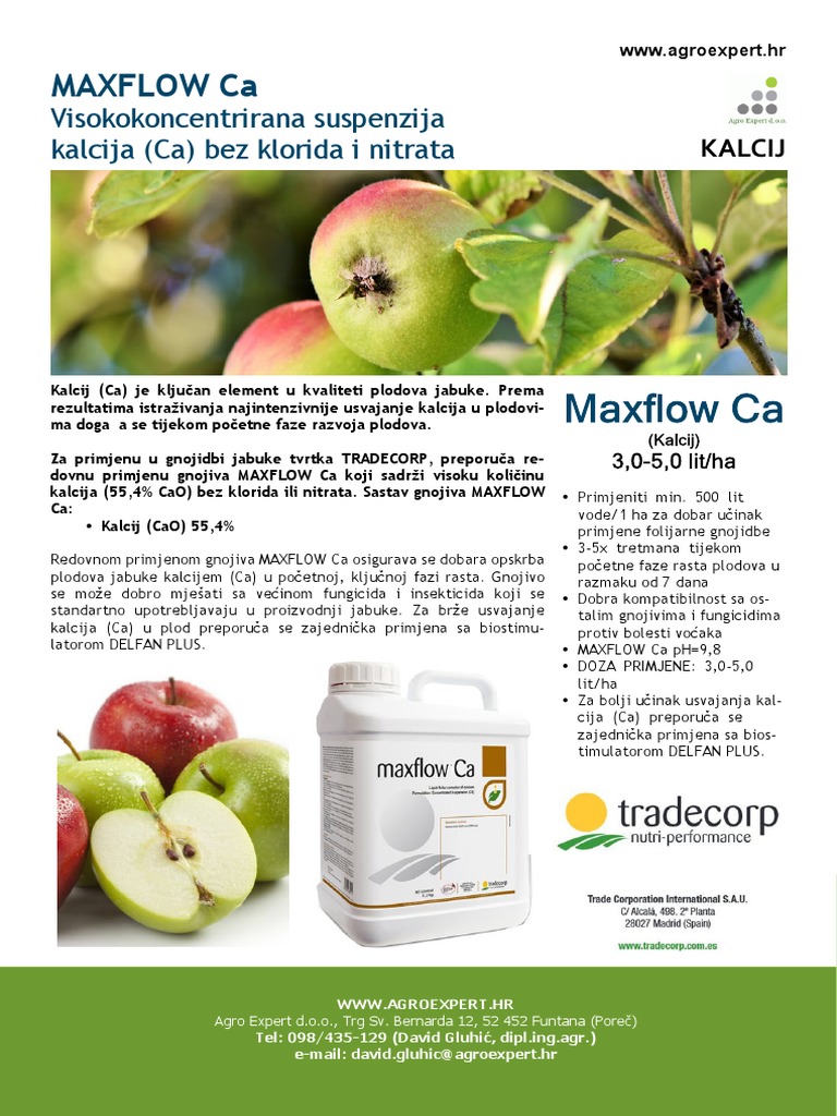 Kalcij - Maxflow CA | PDF