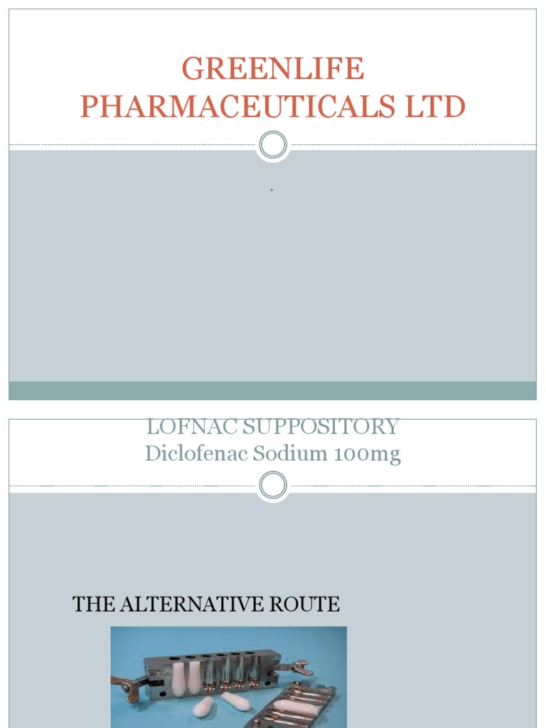 Lofnac Suppository 2 | PDF | Rectum | Solubility