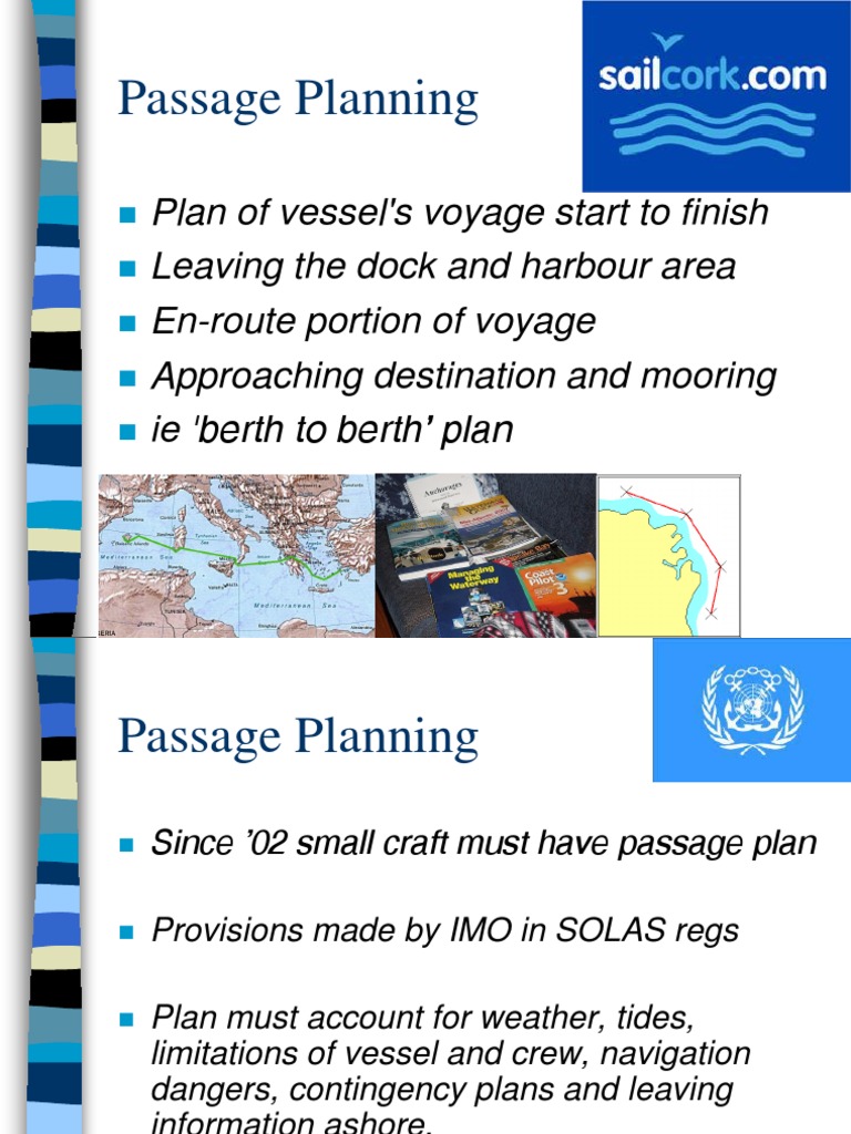 Passage Planning | PDF | Navigation | Maritime Pilot