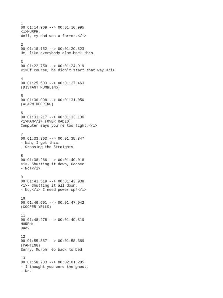 Interstellar 2014 720p Bluray x264 YIFY | PDF | Nature