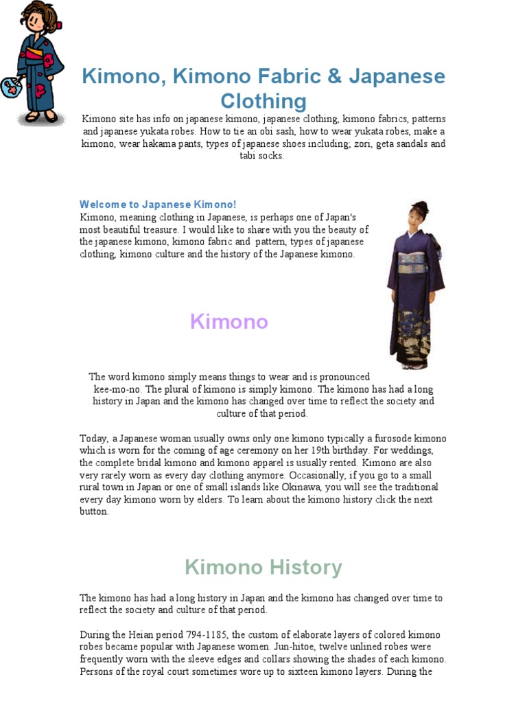 Japanese Clothing | PDF | Sock | Clothing