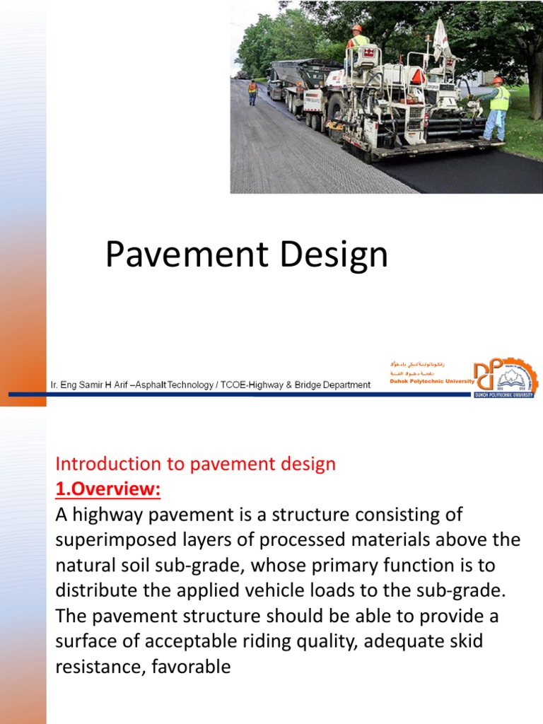 Lect 1 Pavement Design1928210425021488949 | PDF | Road Surface ...