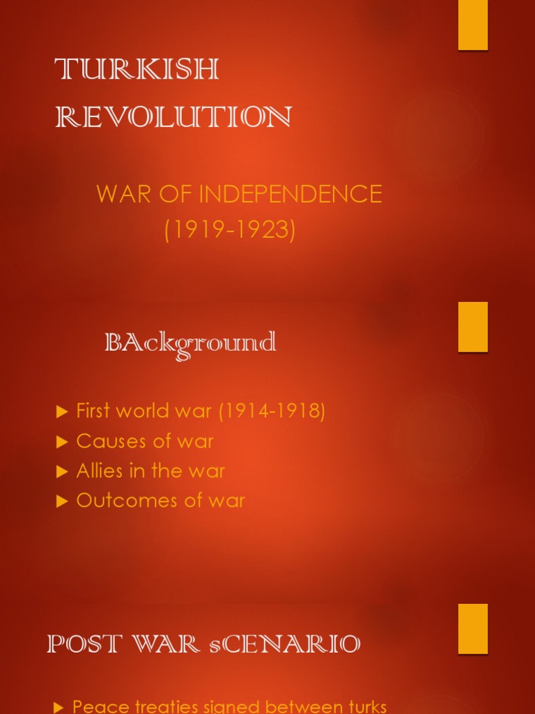 Turkish Revolution: War of Independence (1919-1923) | PDF