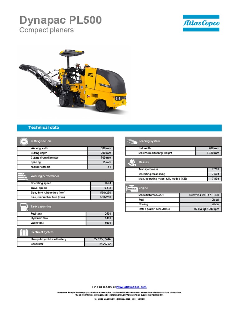 PL 500 Technical Leaflet | PDF | Vehicles | Vehicle Technology