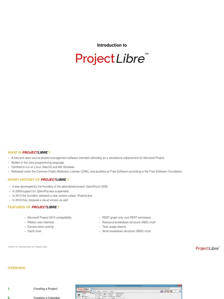 ProjectLibre User Guide PDF | Download Free PDF | Spreadsheet | Intellectual Works