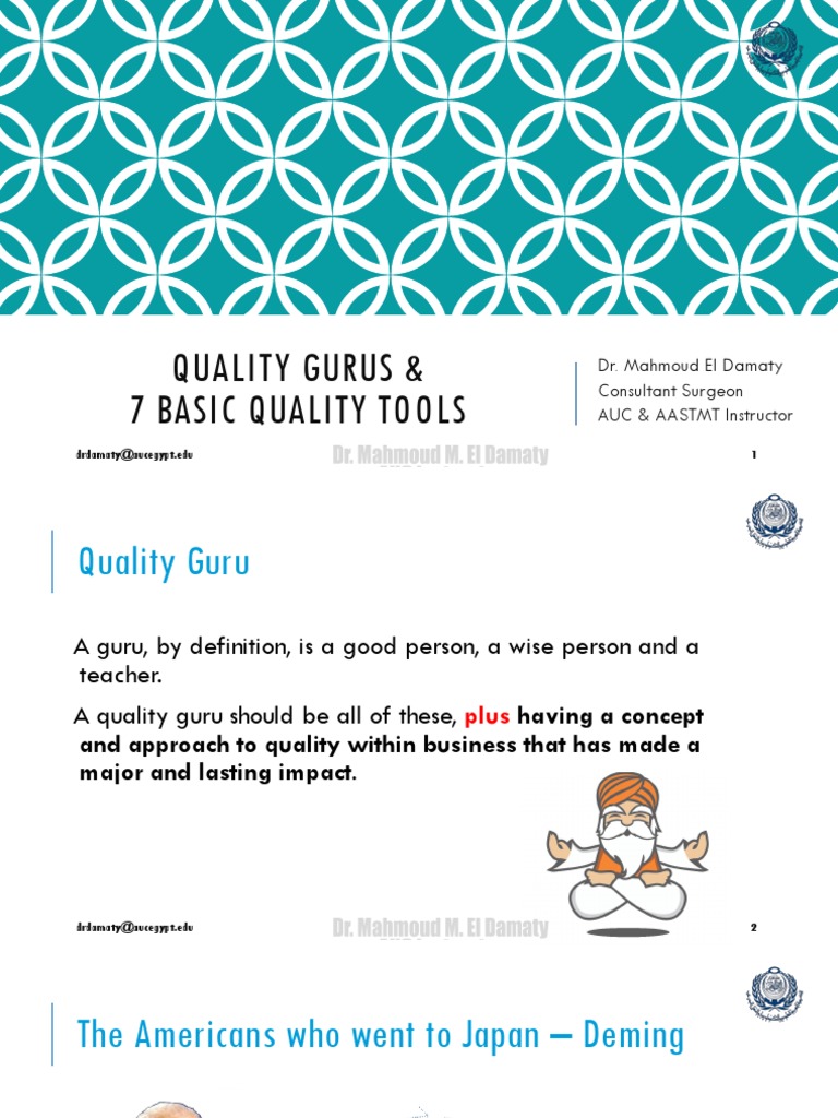 QM, MBA, 2, 7 Basic Quality Tools | PDF | Causality | Quality