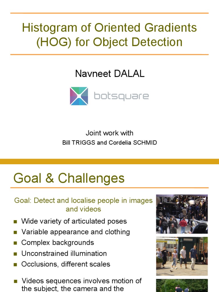 HOG 2011 Stanford | PDF | Computer Vision | Areas Of Computer Science