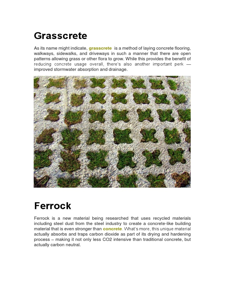 Grass Crete | PDF