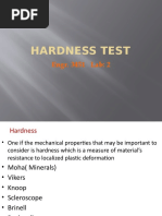 ASTM E140 - Hardness Conversion Table For Metals Relationship | PDF | Hardness | Metals