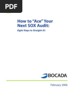 Sox Auditing Checklist | PDF | Call Centre | Sarbanes–Oxley Act