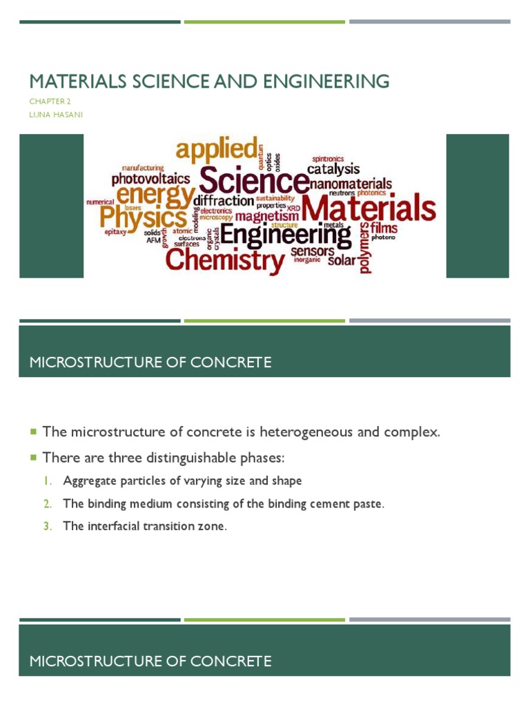 Concrete Microstructure | PDF | Microstructure | Concrete
