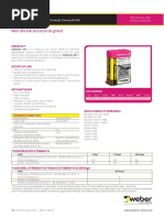 Weberep 331 TX Repair Mortar Data Sheet | PDF | Concrete | Building ...