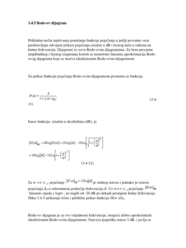 Bodeovi Dijagrami | PDF