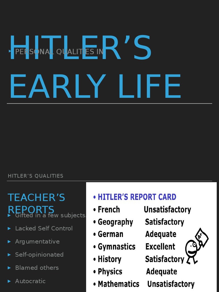 Hitler's Early Life | PDF