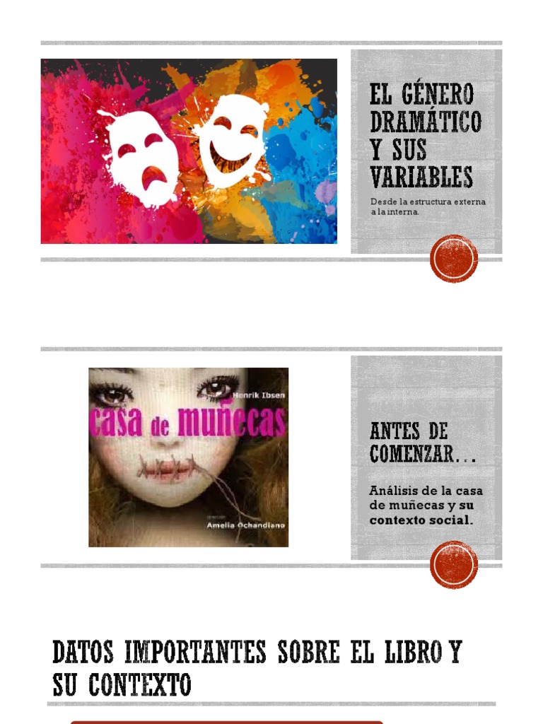 El Género Dramático y Sus Variables | PDF | Comedia | Tragedia