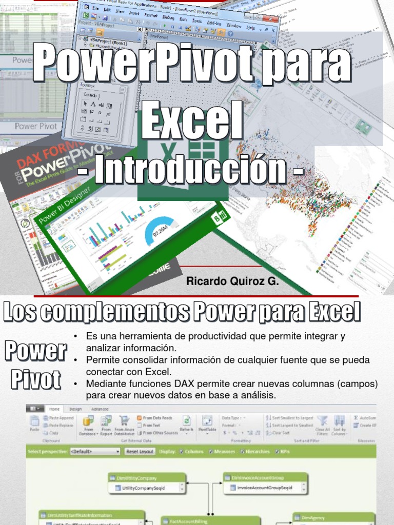 PowerPivot Introducción RQ | PDF | Microsoft Office | Microsoft Excel