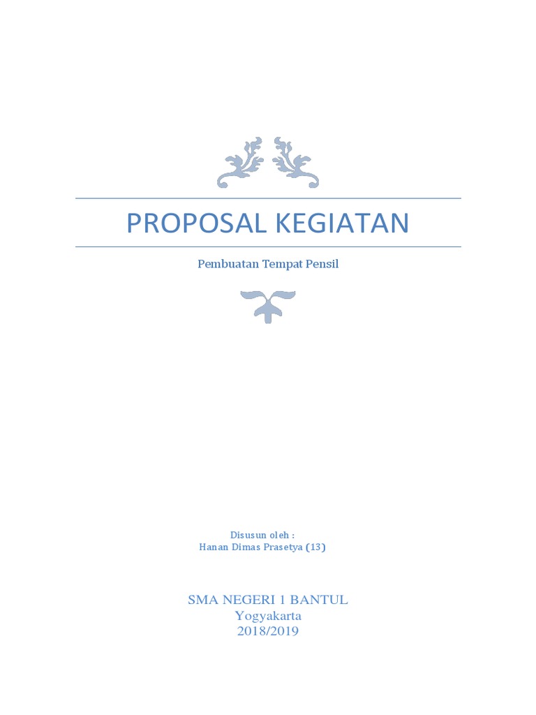 Proposal Prakarya | PDF