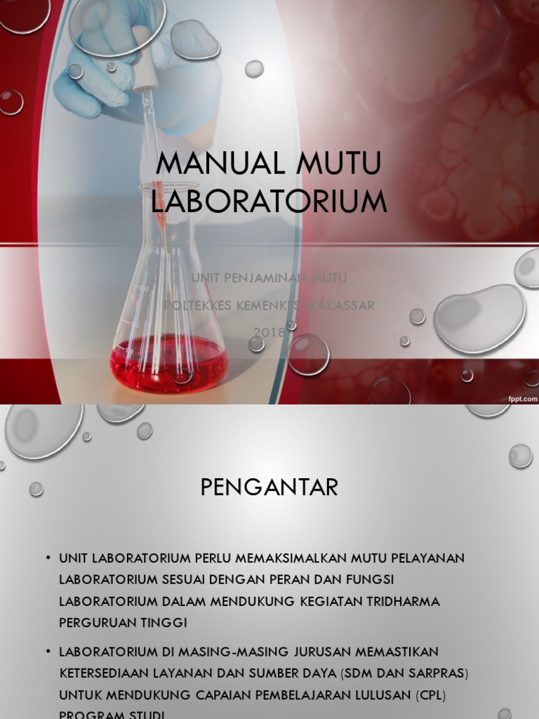 Manual Mutu Laboratorium | PDF