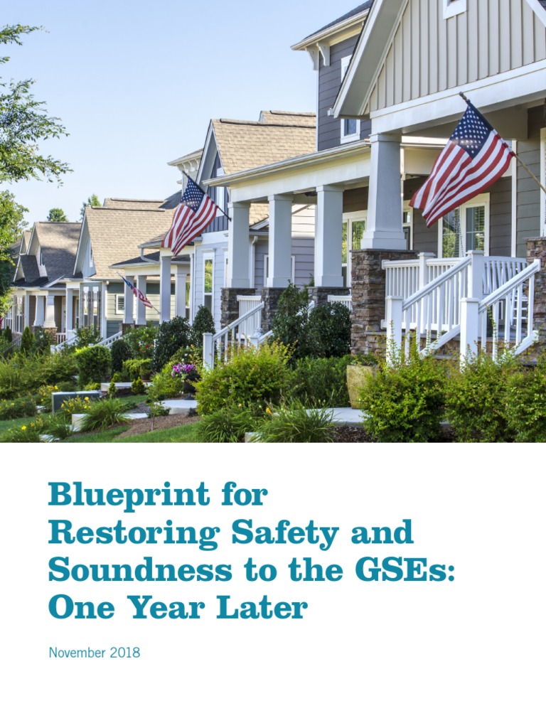 GSE Safety and Soundness Blueprint Update | PDF | Government Sponsored ...