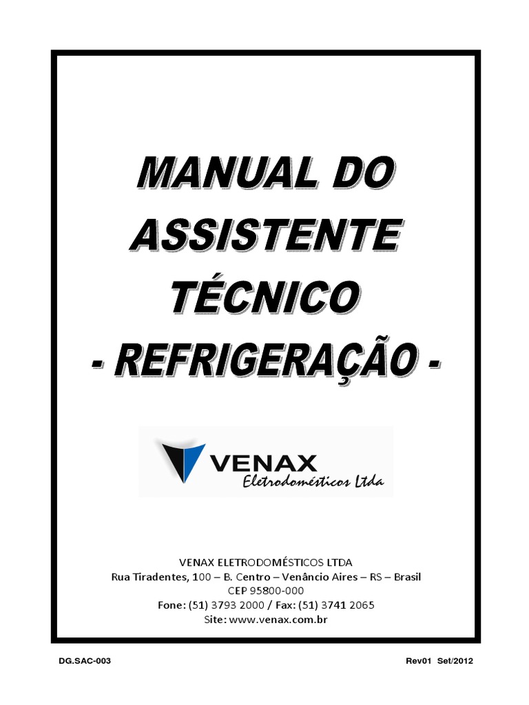 Electrolux-Dff37, DFF40, DFF44 | PDF | Refrigeração | Termostato