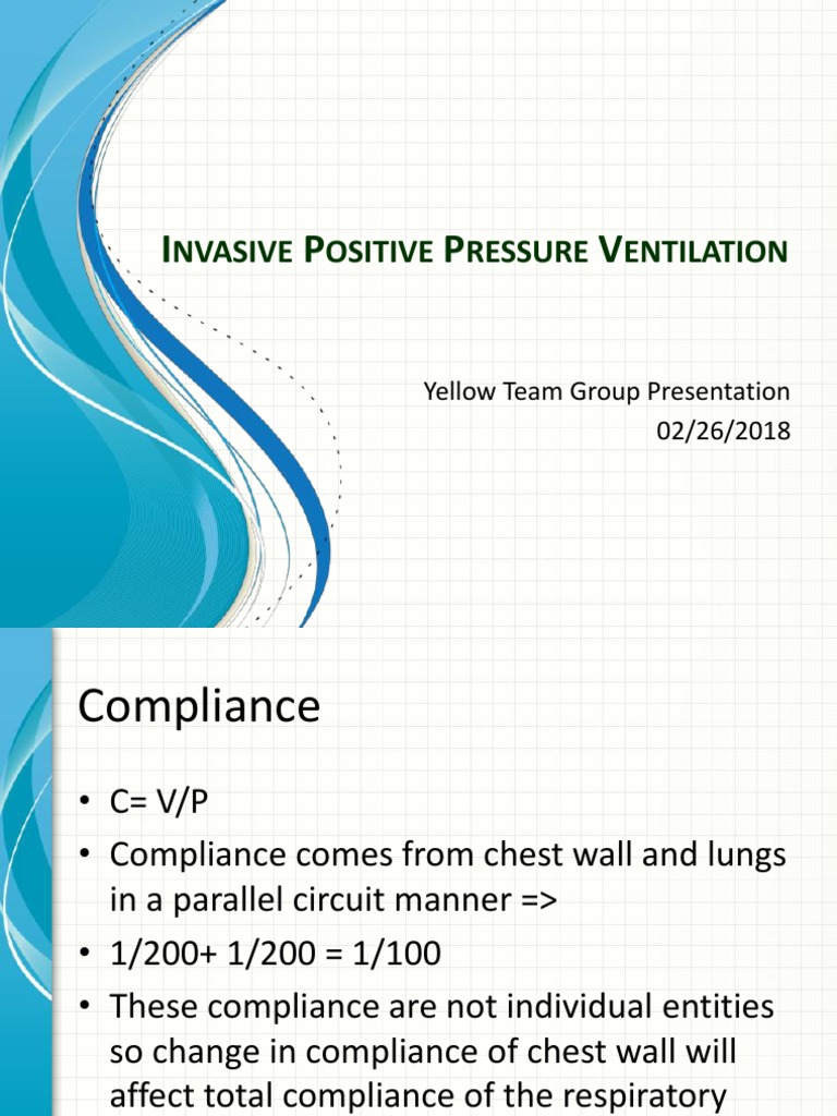 Invasive Positive Pressure Ventilation Guide | PDF | Breathing ...