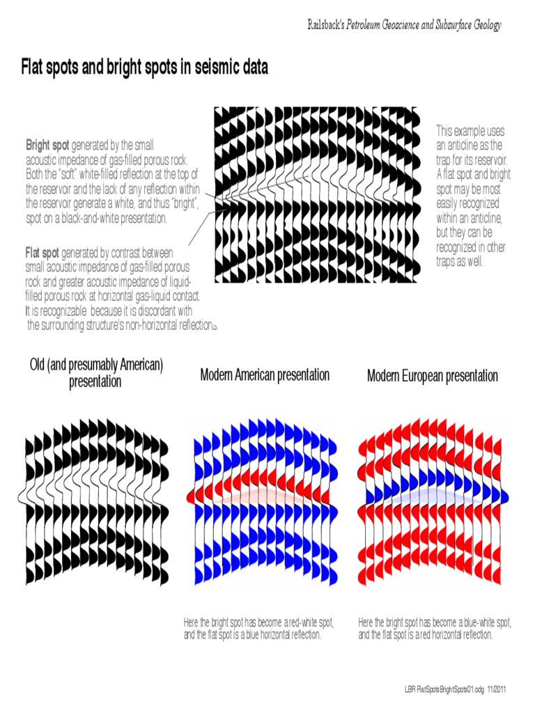 Flat Spots Bright Spots 01 Pdf Petroleum Reservoir Petroleum Geology