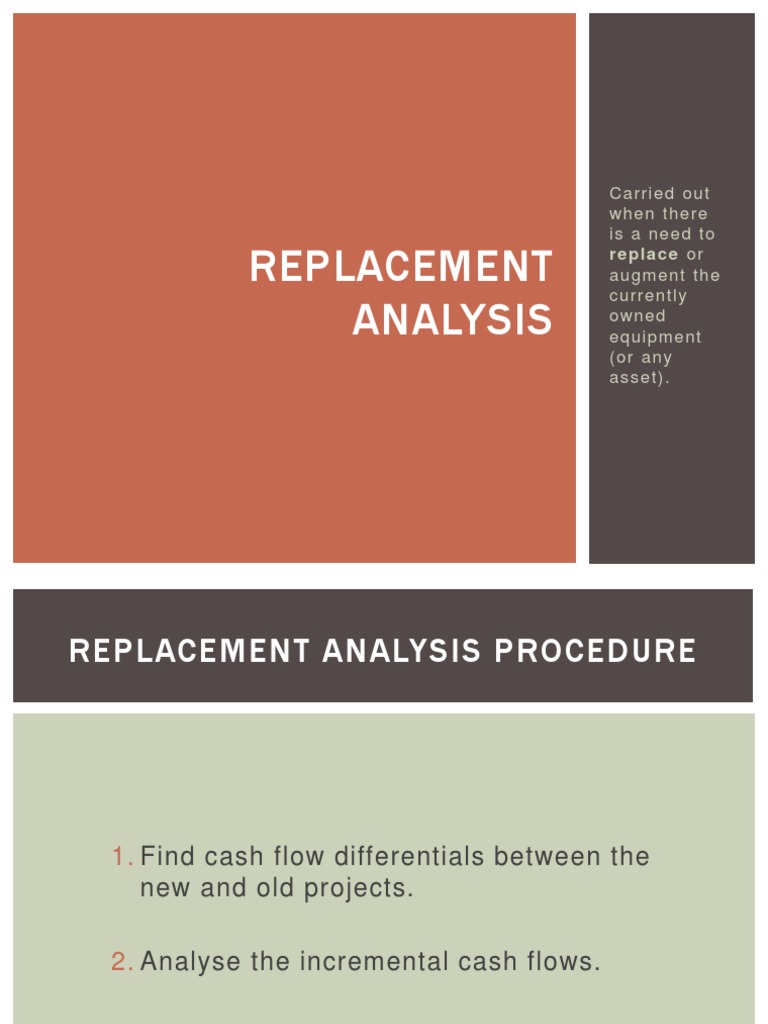 Replacement Analysis FINAL | Download Free PDF | Net Present Value ...