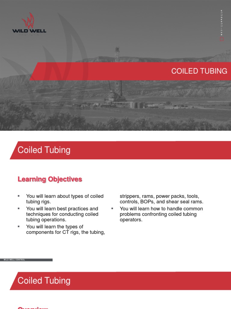 Introduction To Coiled Tubing | PDF | Buckling | Casing (Borehole)