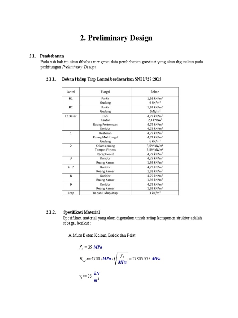 Preliminary Design | PDF