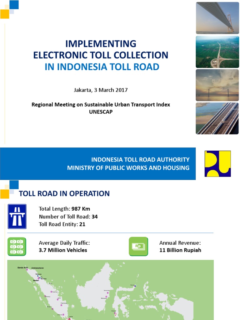 7.2 Use of Electronic Toll Collection System at Toll Network in ...