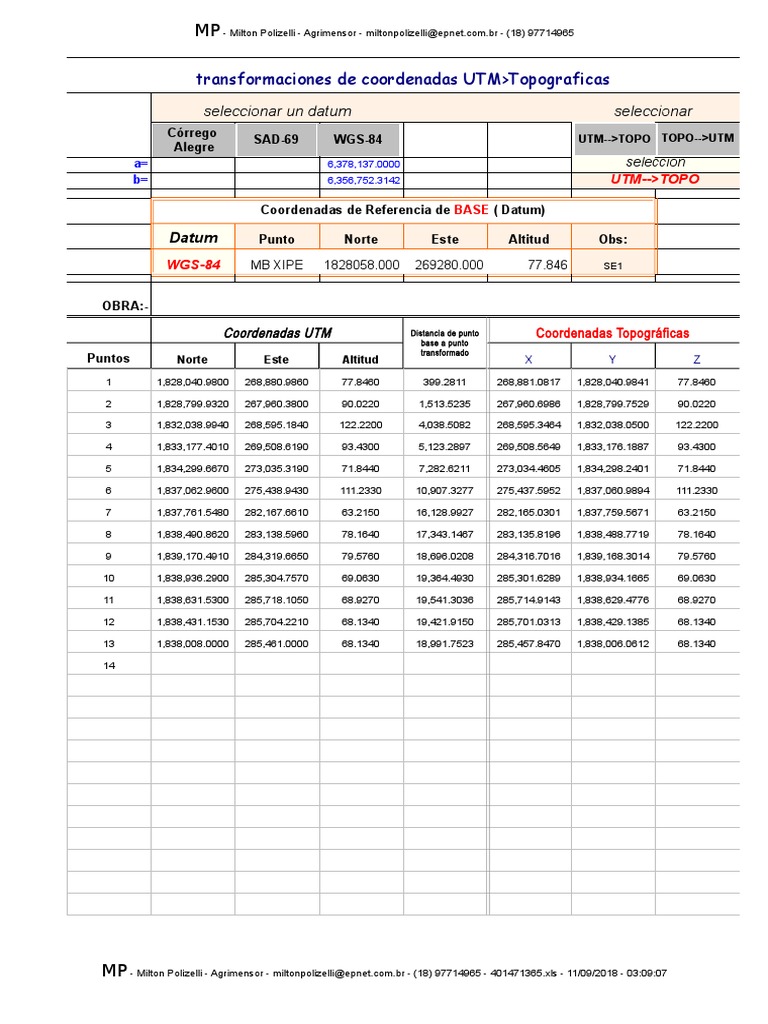 Utm Topo-500 Pts | Download Free PDF | Infographics | Land Management
