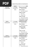 Contoh Perencanaan Program Latihan Kebugaran | PDF