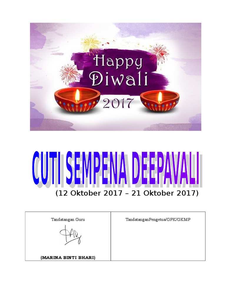 Cuti Deepavali | PDF