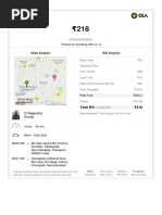 Ola Bill | PDF | Invoice | Fee